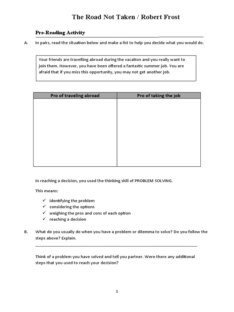 The Road Less Traveled: An Analysis of Robert Frost's Poem About Life's ...