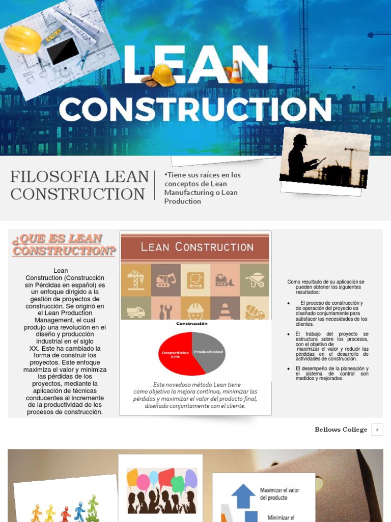 Filosofia Lean Construction | PDF | Lean Manufacturing | Ciencia de ...