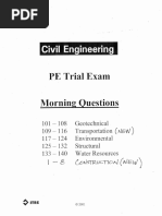 PE Civil - Structural Practice Exam | PDF | Beam (Structure) | Deep ...
