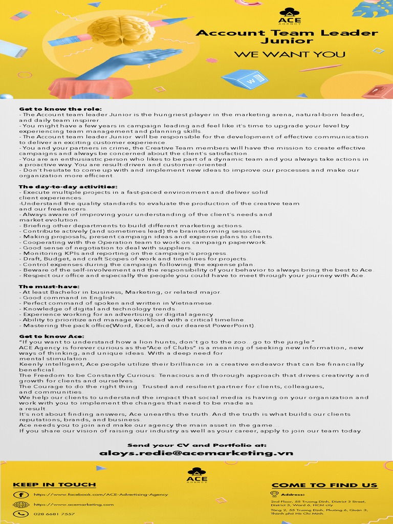 Account Team Leader Junior | PDF | Marketing | Business Economics