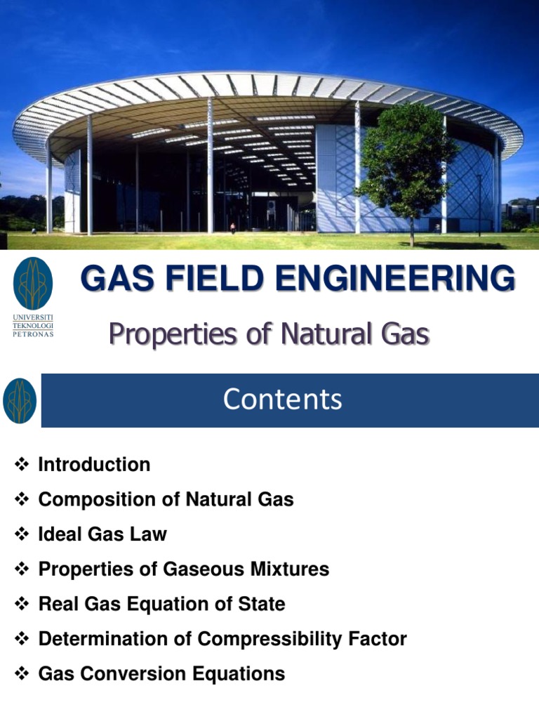 Properties of Natural Gas | PDF | Gases | Natural Gas