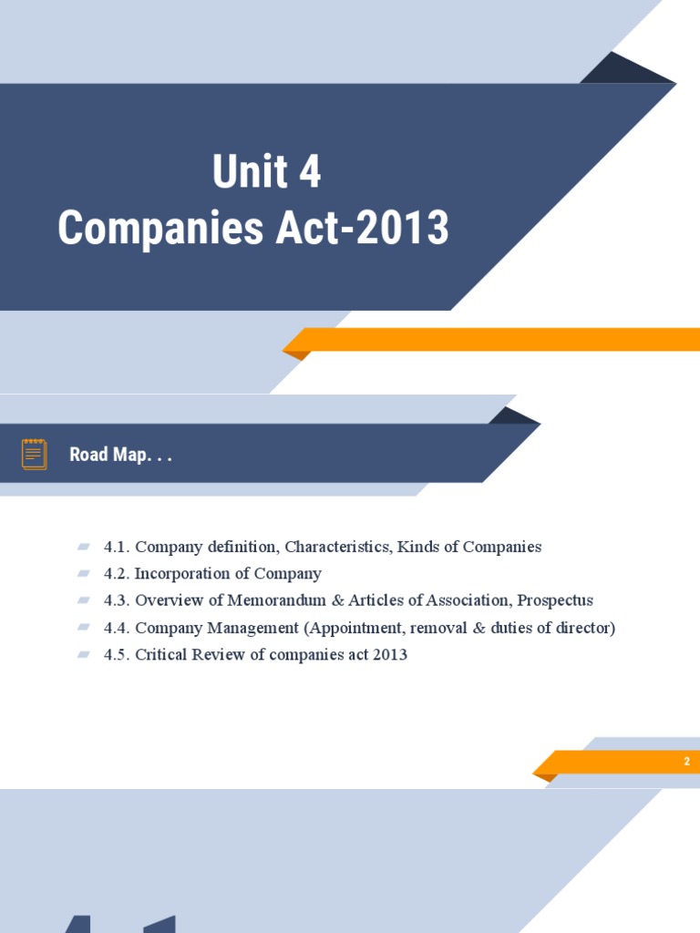 Unit 4 Companies Act-2013 | PDF | Limited Liability | Prospectus (Finance)