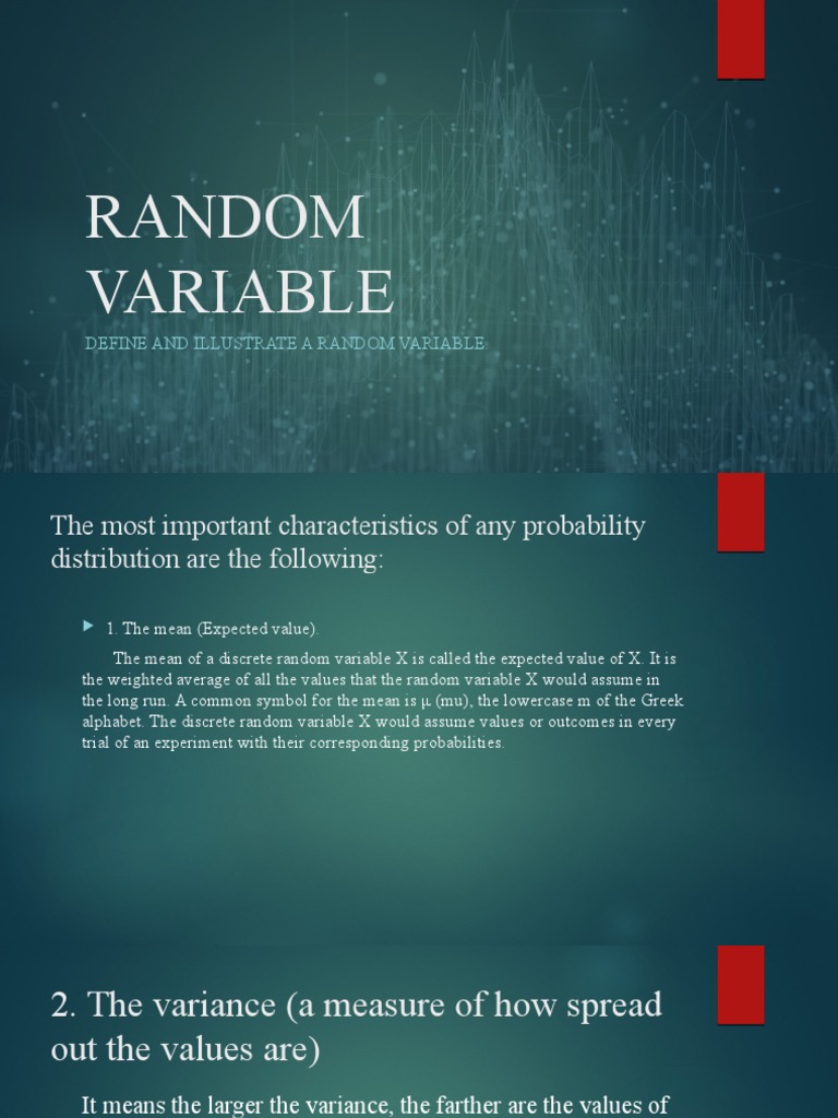 Calculating Key Characteristics of Discrete Random Variables: Mean, Variance, and Standard ...
