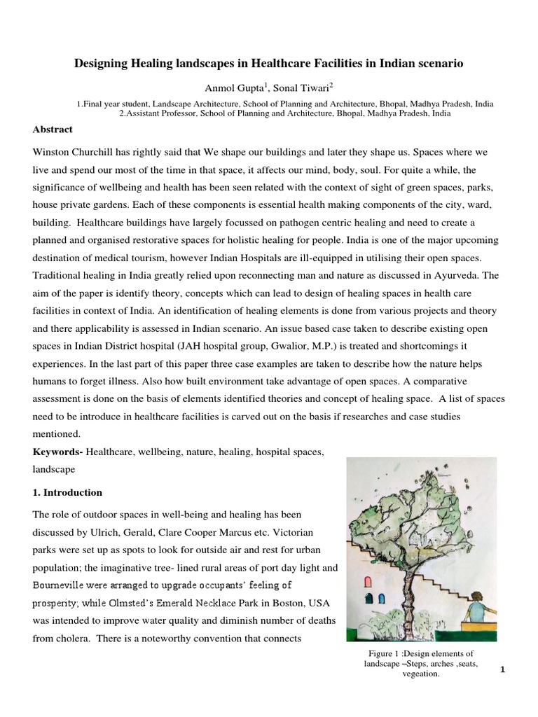 Designing Healing Landscapes in Healthcare Facilities in Indian ...