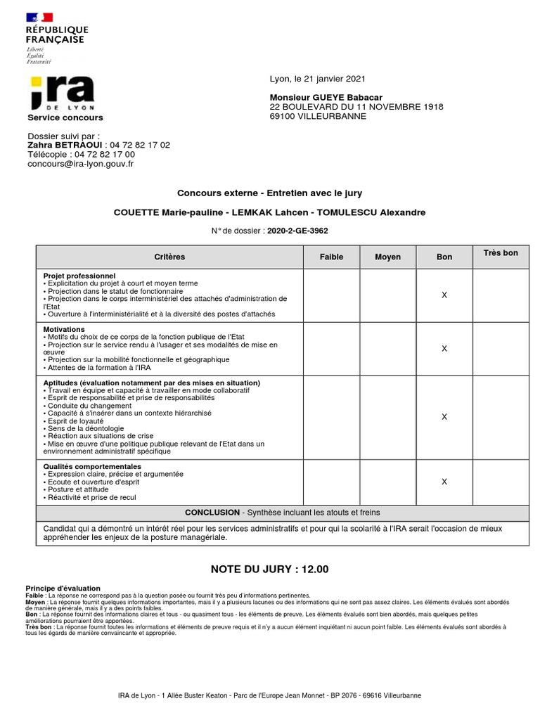 Grille Entretien | PDF