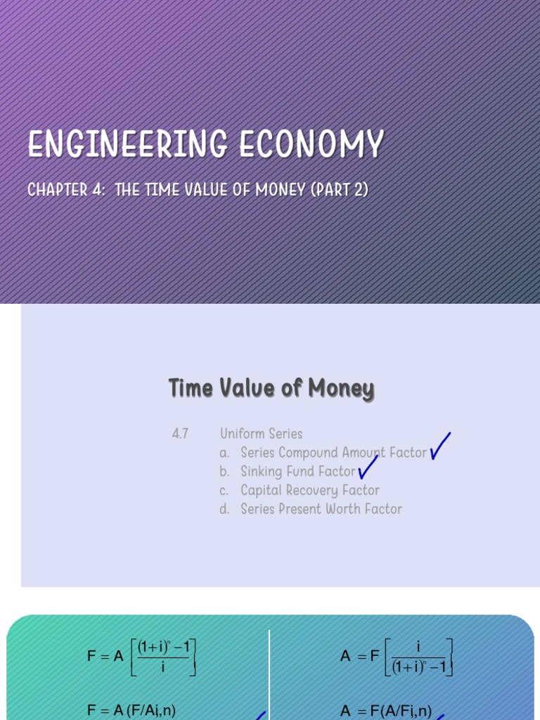 Chapter 4 Time Value of Money (Part 2b) 2020 | PDF | Interest | Money