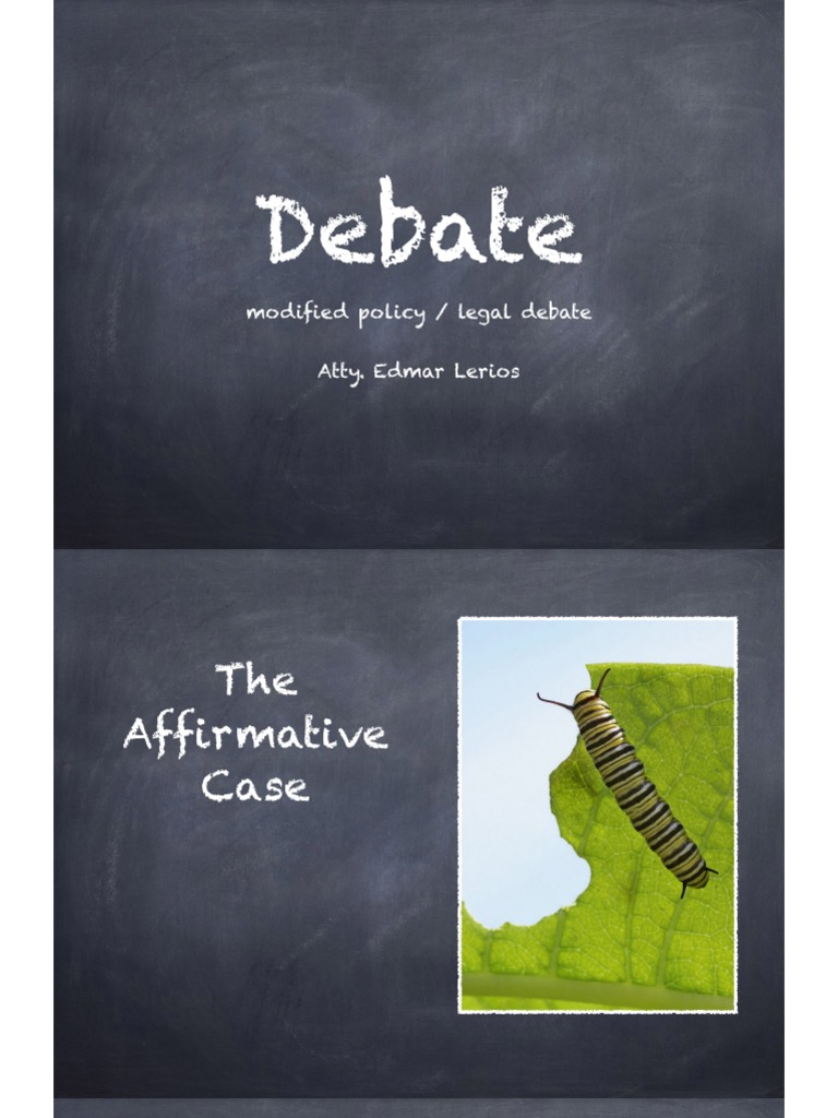 Debate 101 | PDF | Evidence | Cognition