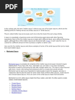 Mother Sauces Flow Chart Overview | PDF
