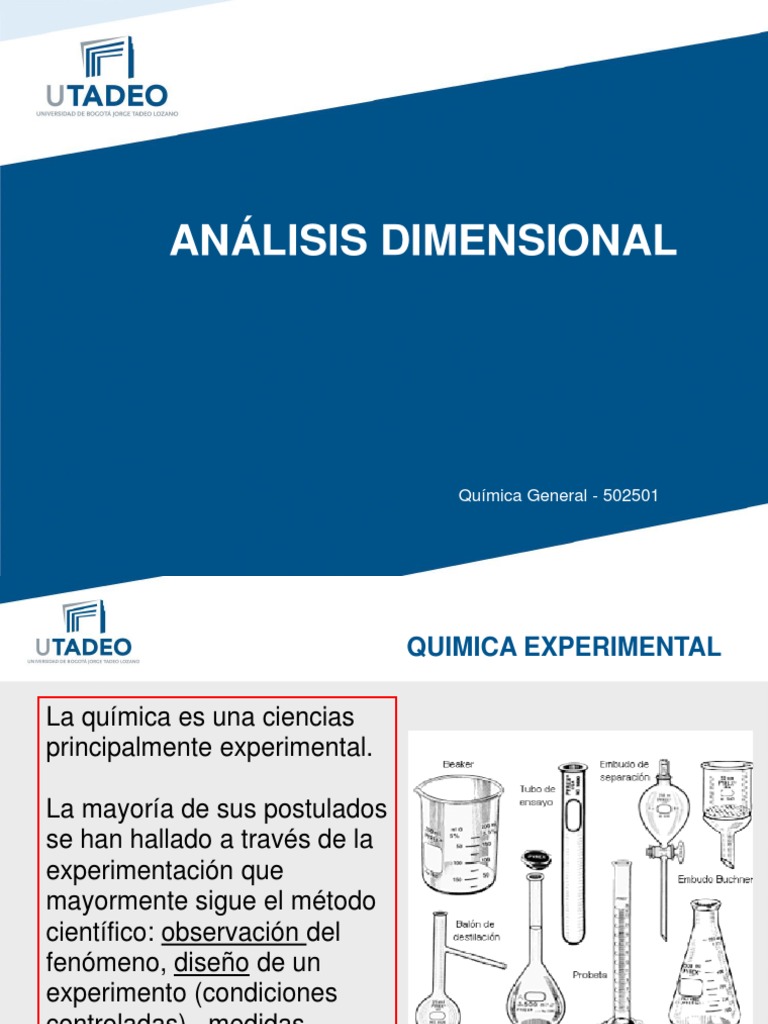 Presentación Análisis Dimensional | PDF | Kilogramo | Unidades de medida