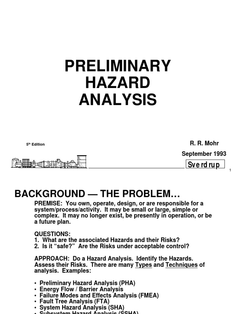 PHA | PDF | Hazards | Risk