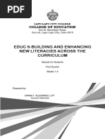 Module 4: Integrating New Literacies in The Curriculum: Learning ...