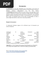 Ejemplos de Documento | PDF | Documento | Información