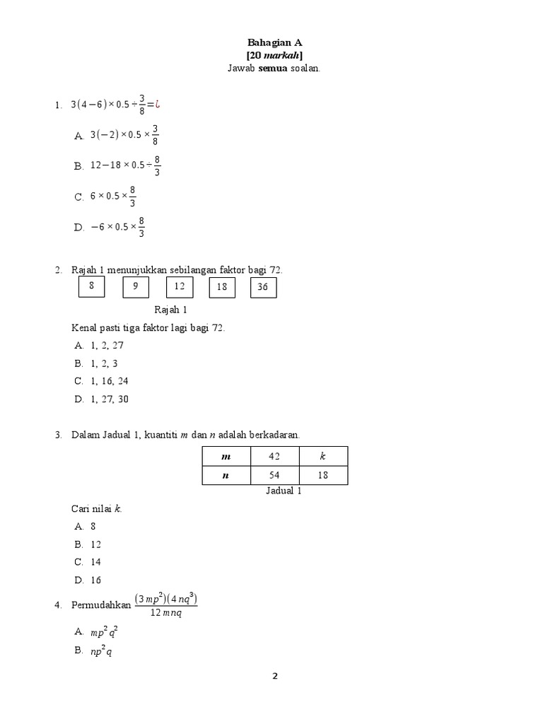 Paper Final Math F1 | PDF
