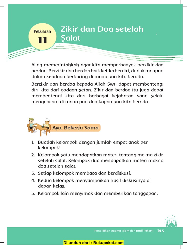 Pelajaran 11 Zikir Dan Doa Setelah Salat | PDF | Agama & Spiritualitas
