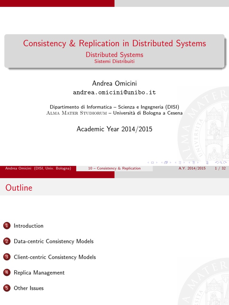 Consistency & Replication in Distributed Systems | PDF | Replication ... Consistency & Replication in Distributed Systems | PDF | Replication ...