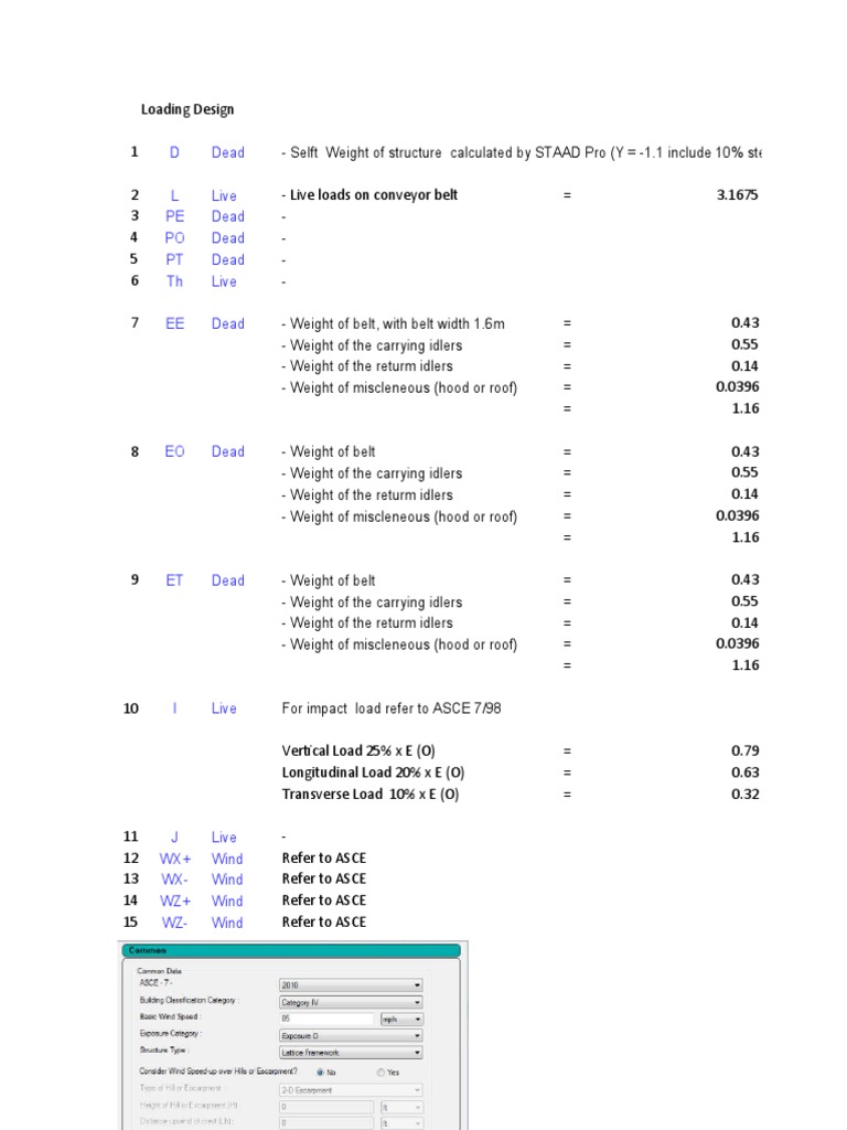 Gallery Structure (Conveyor Design) | PDF | Civil Engineering ...