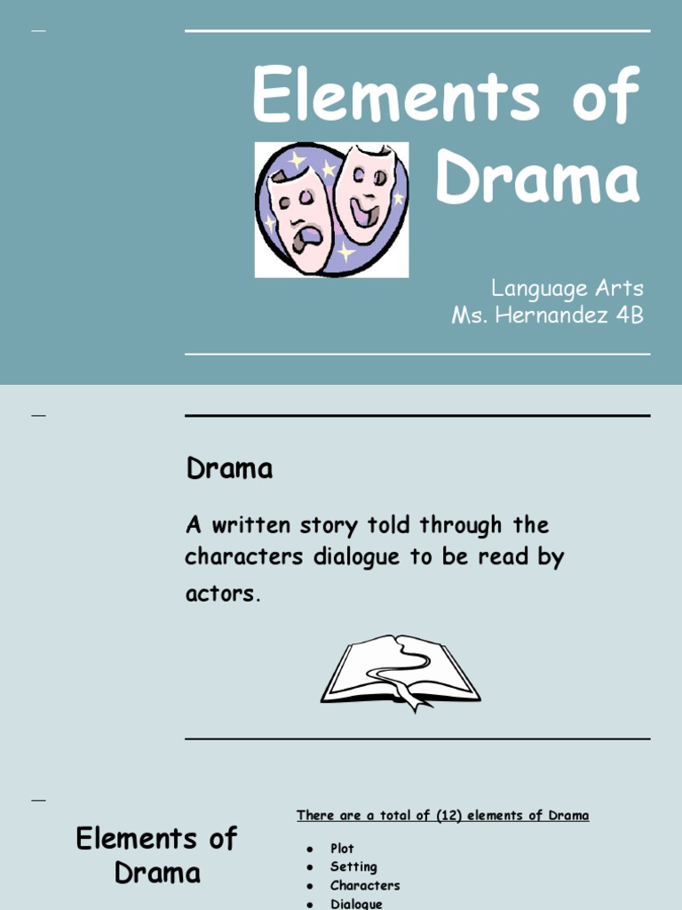 Overview of Drama Elements | PDF | Art