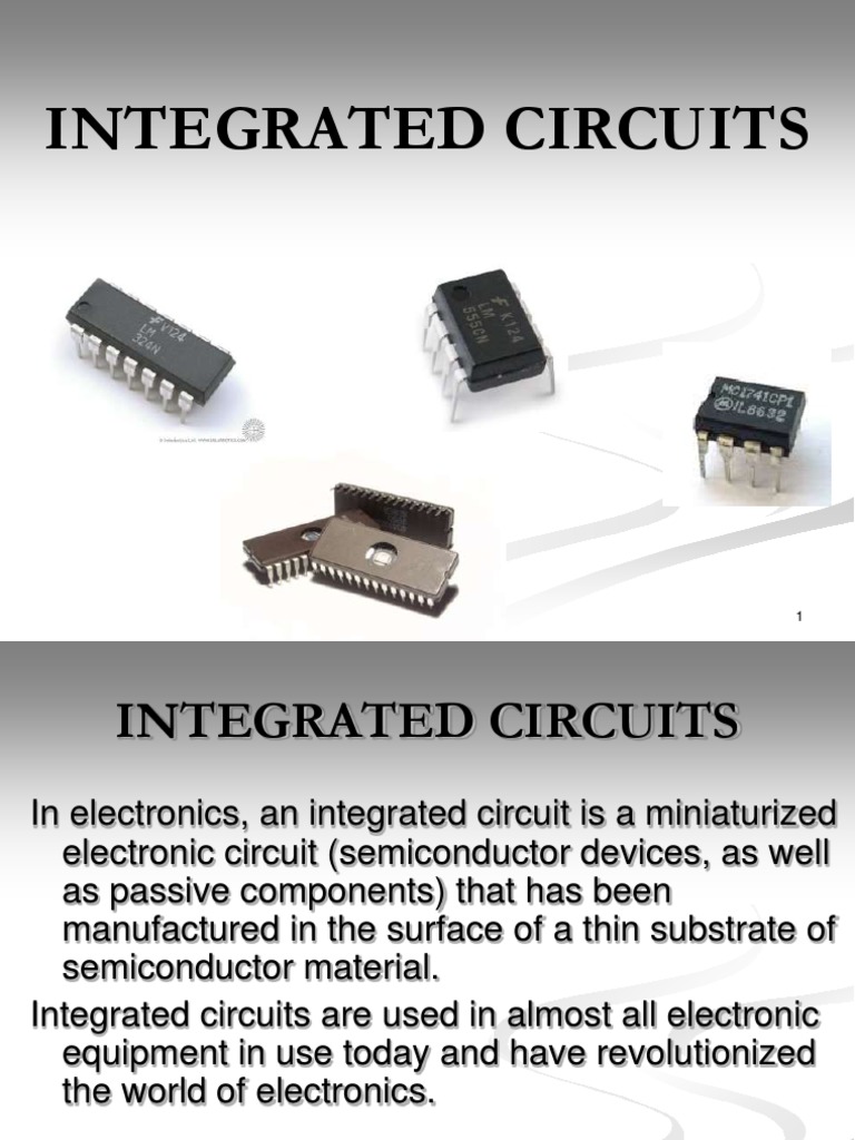 Integrated Circuits | PDF | Integrated Circuit | Transistor