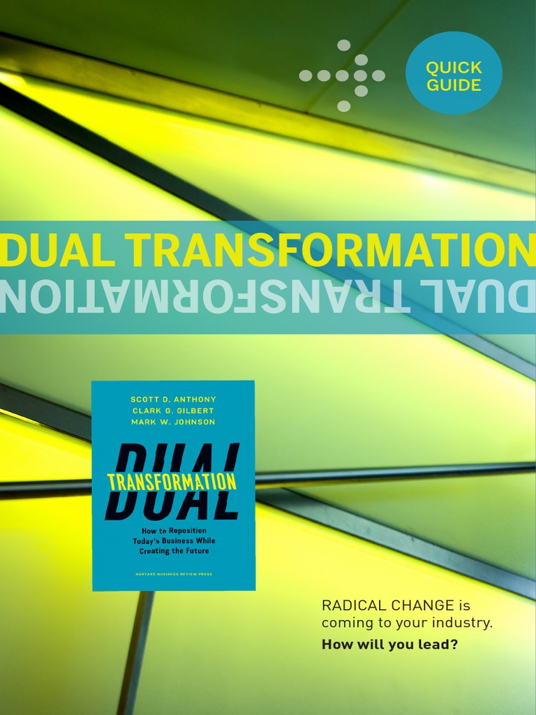 Dual Transformation: Quick Guide | PDF | Software As A Service ...