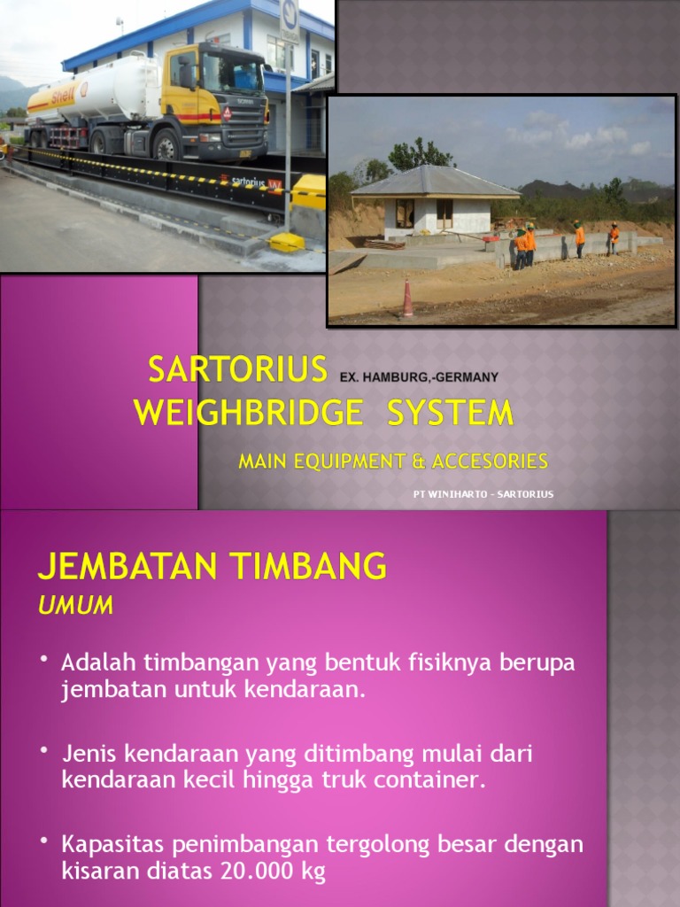 Presentasi Jembatan Timbang | PDF