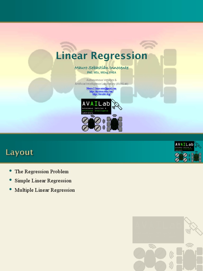 Lec03-1 Linear Regression | PDF | Mean Squared Error | Regression Analysis
