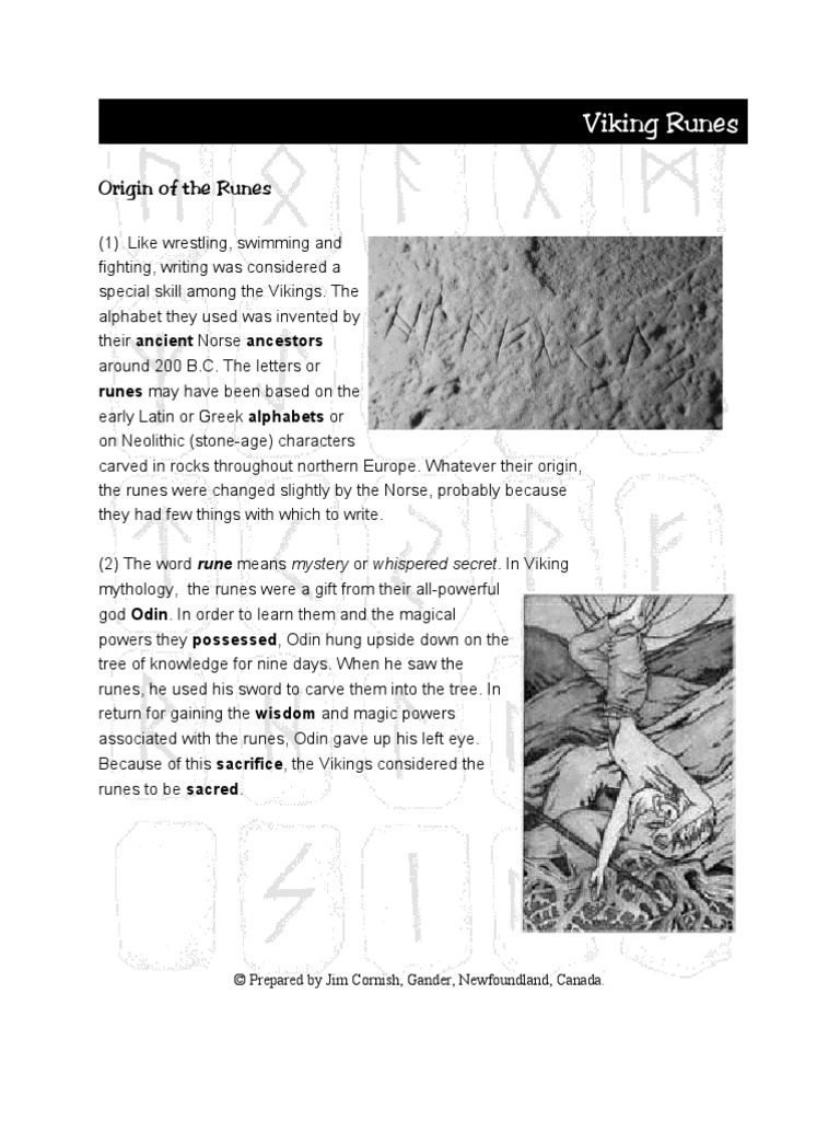 Vikings Runes | PDF | Runes | Vikings