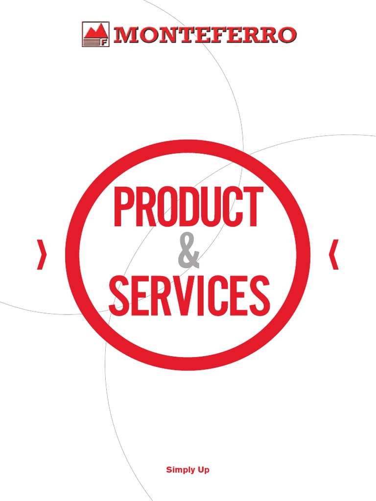Monteferro Product e Service | PDF | Specification (Technical Standard ...
