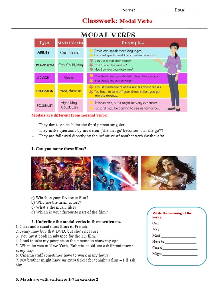 Pet FS Modals Extra | PDF | Verb | Linguistic Morphology