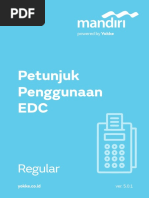 Petunjuk Penggunaan Mesin EDC Android BRI | PDF