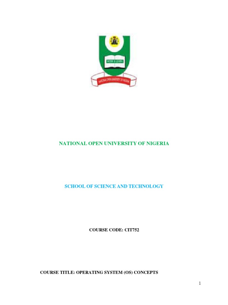 Cit 752 | PDF | Process (Computing) | Operating System