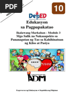 EsP10 Q2 Mod2 Mapanagutan-sa-Sariling-Kilos V4-01122121 | PDF