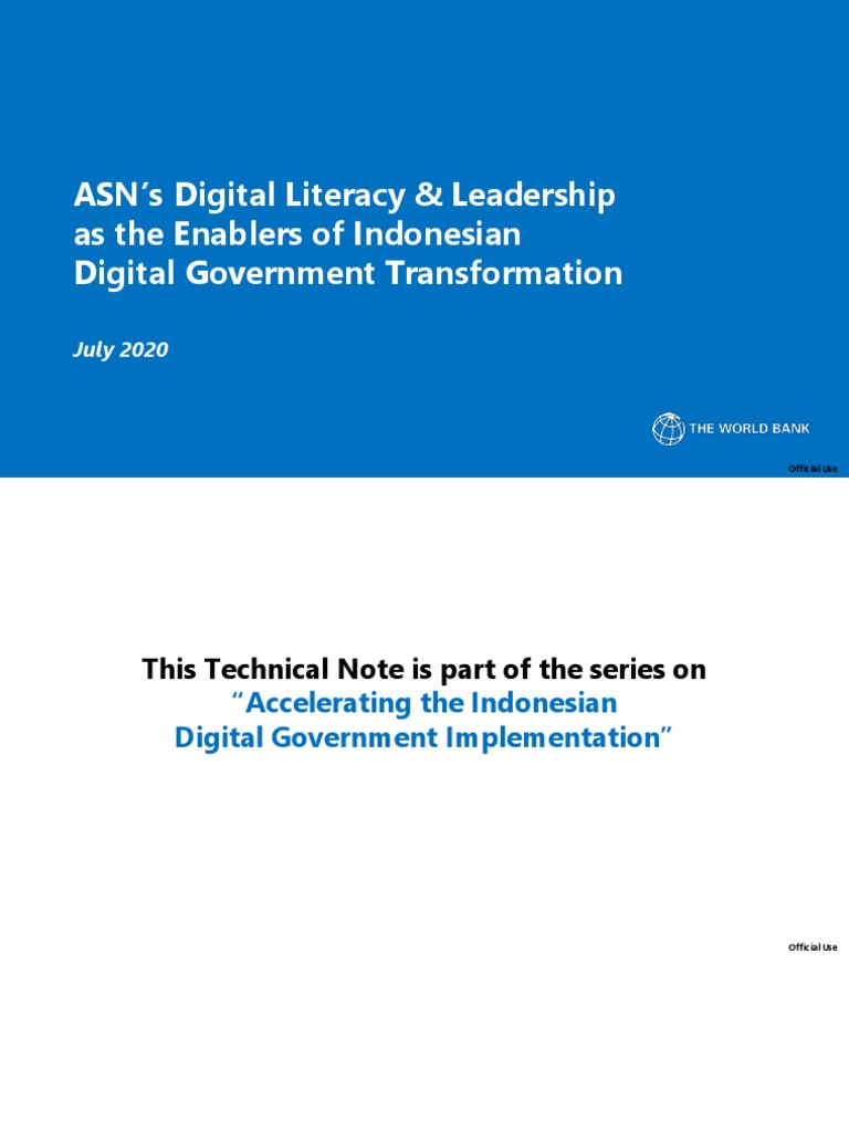 Digital Literacy Leadership | PDF | E Government | Information And ...