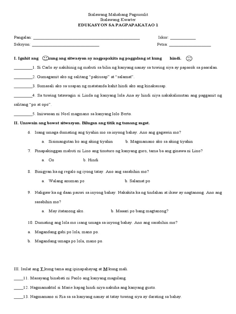 MELC 9-Worksheets | PDF