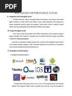 10 Perangkat Lunak Komputer Dan Fungsinya Beserta Gambarnya | PDF