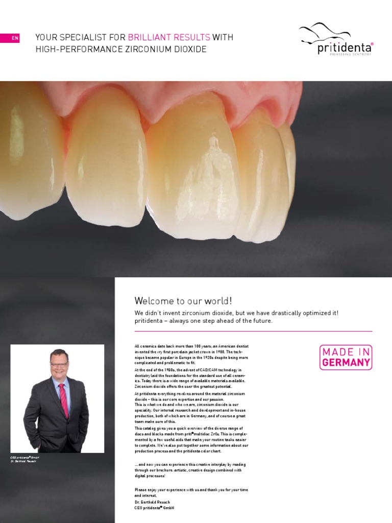 Product Catalog Pritidenta EN REF 078 Rev 000 1 | PDF | Zirconium ...