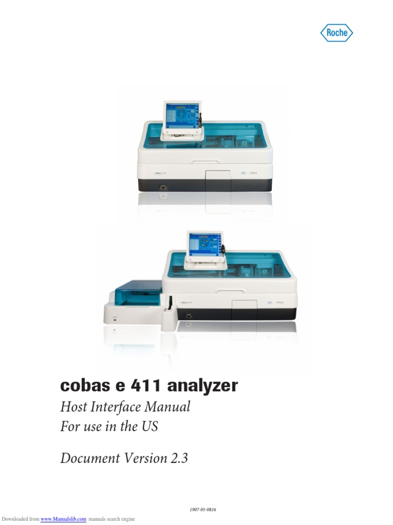 Cobas e 411 Analyzer: Host Interface Manual For Use in The US Document Version 2.3 | PDF