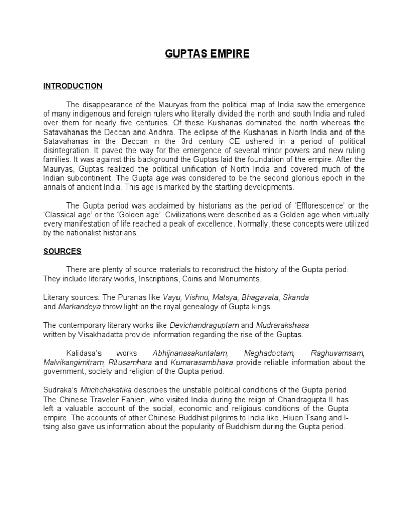 Gupta Empire (History) | PDF | Sikhism | Jainism