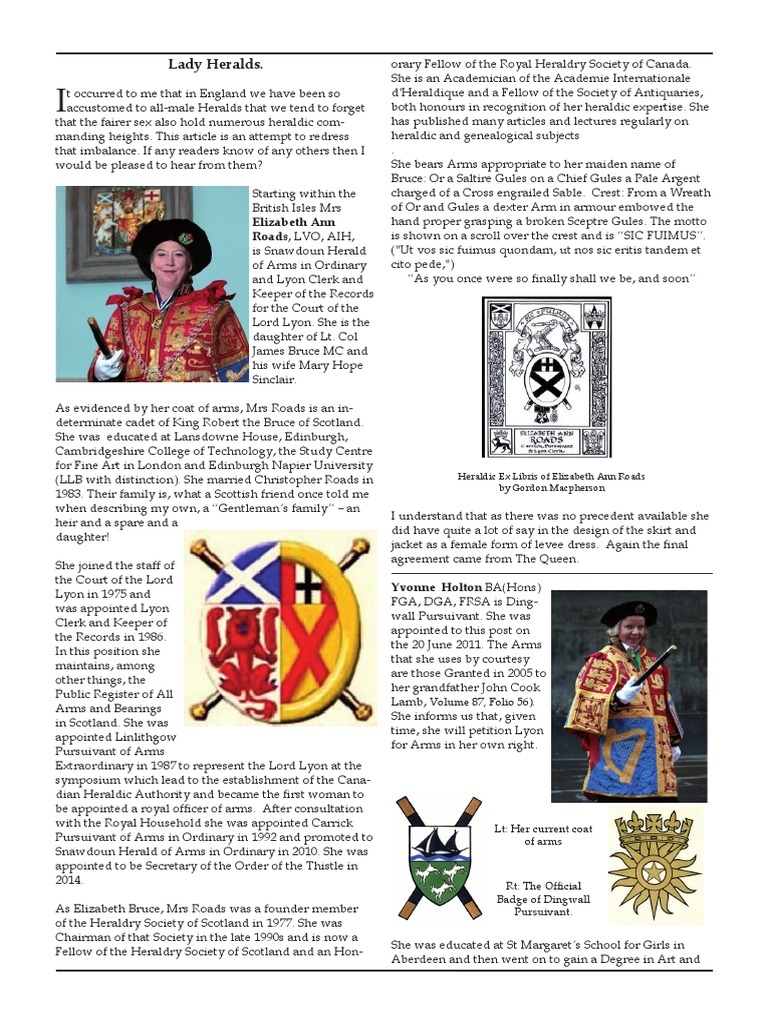 Prominent Female Heralds: A Look at Women Breaking Barriers in the ...