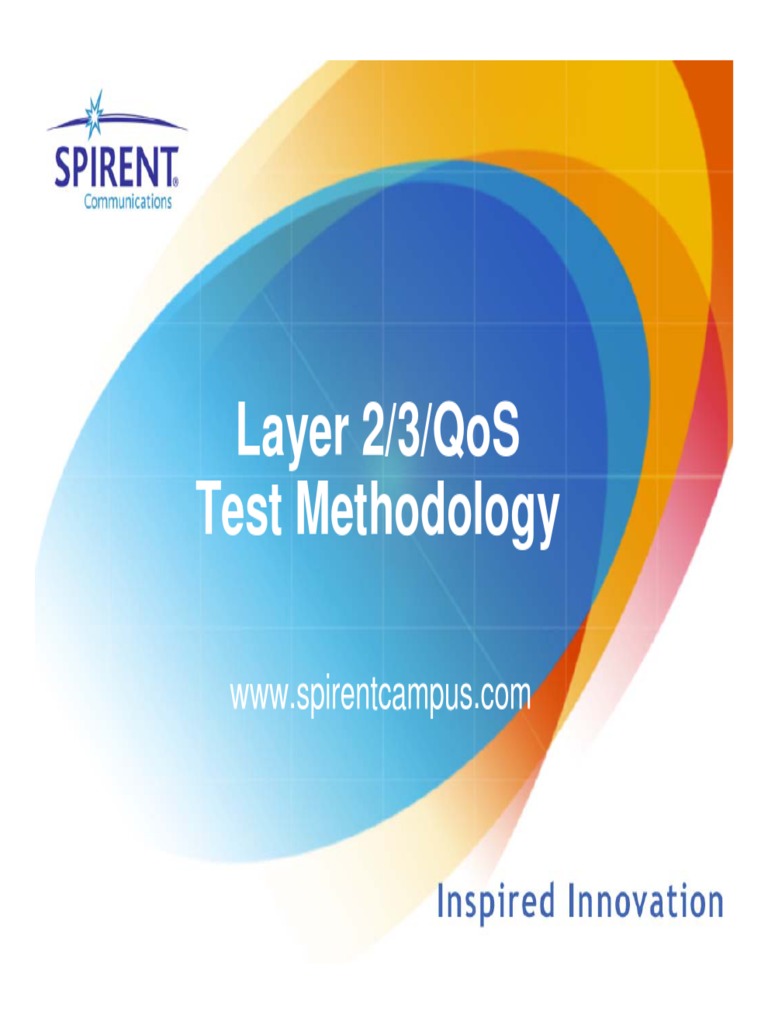 Spirent Layer 2/3 QoS Testing Guide | PDF | Quality Of Service ...