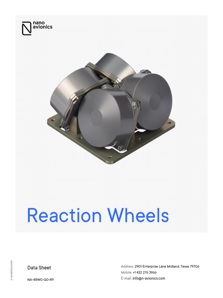 Reaction Wheels NA-4RW0-G0-R2 | PDF | Electrostatic Discharge | Computer Architecture