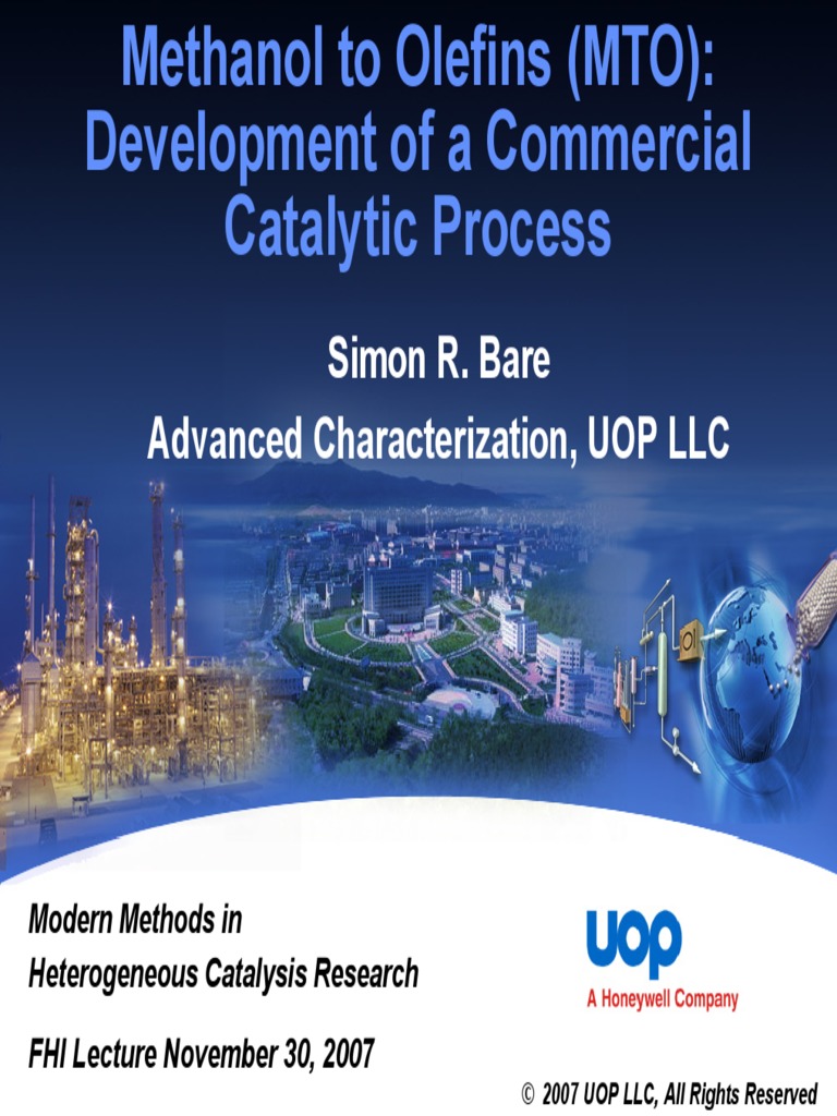 Methanol To Olefins (MTO) : Development of A Commercial Catalytic ...