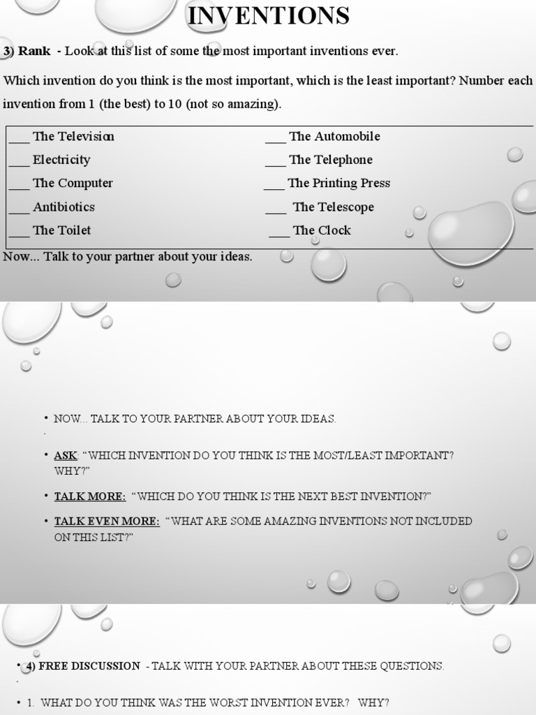 3) Rank - Look at This List of Some The Most Important Inventions Ever ...