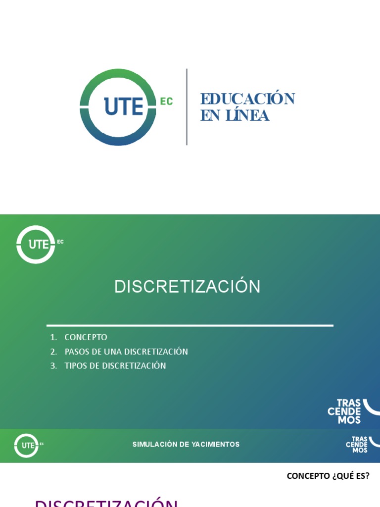 Tipos de Discretización | PDF | Ecuaciones | Simulación