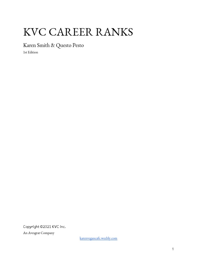 KVC Career Handbook | PDF | Business | Computers