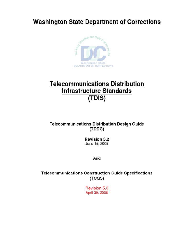 Telecommunications Distribution Desgid | PDF | Specification (Technical ...