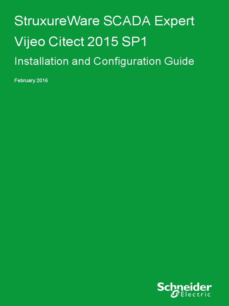 Vijeo Citect Installation Guide | PDF | Installation (Computer Programs ...