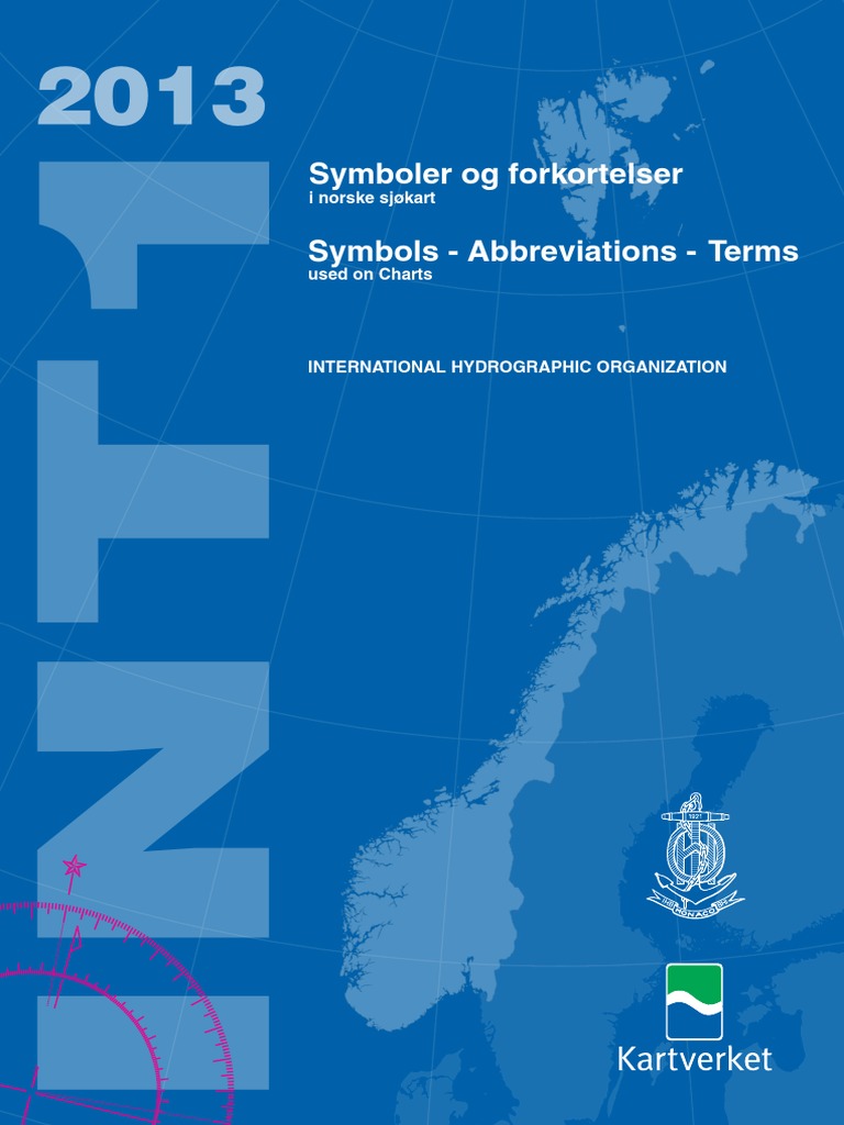 Symboler Og Forkortelser I Norske Sjokart | PDF