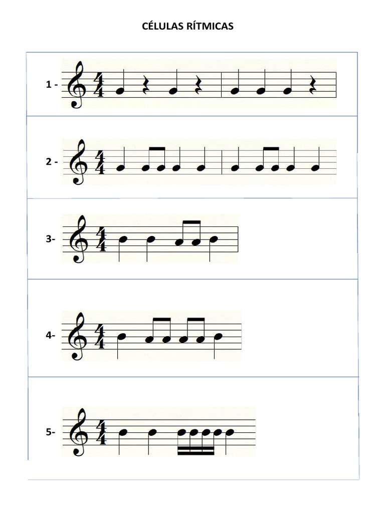 Células Rítmicas | PDF
