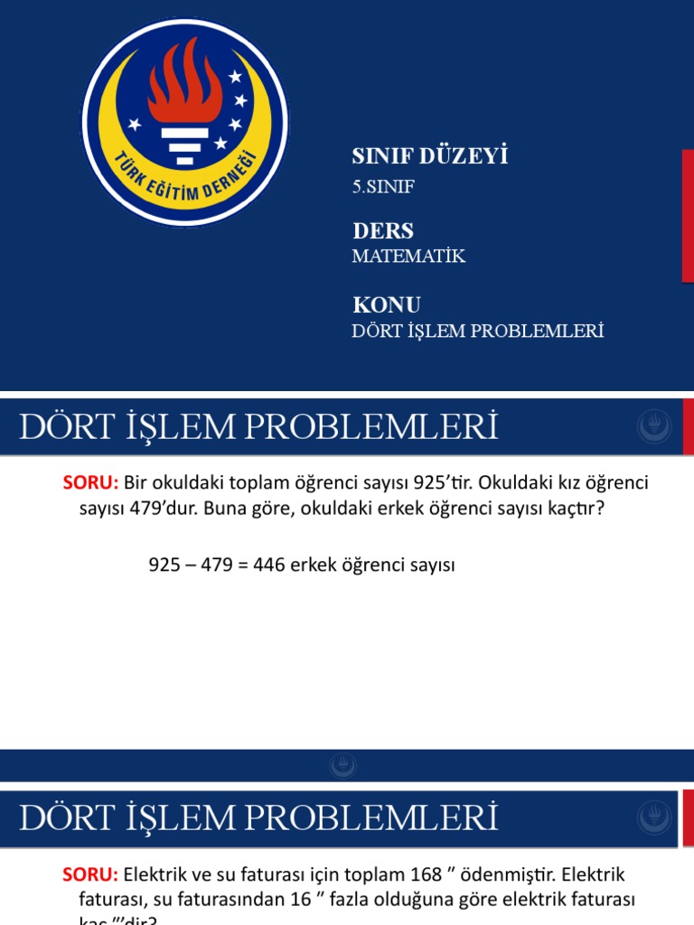 Dort Islem Problemleri | PDF