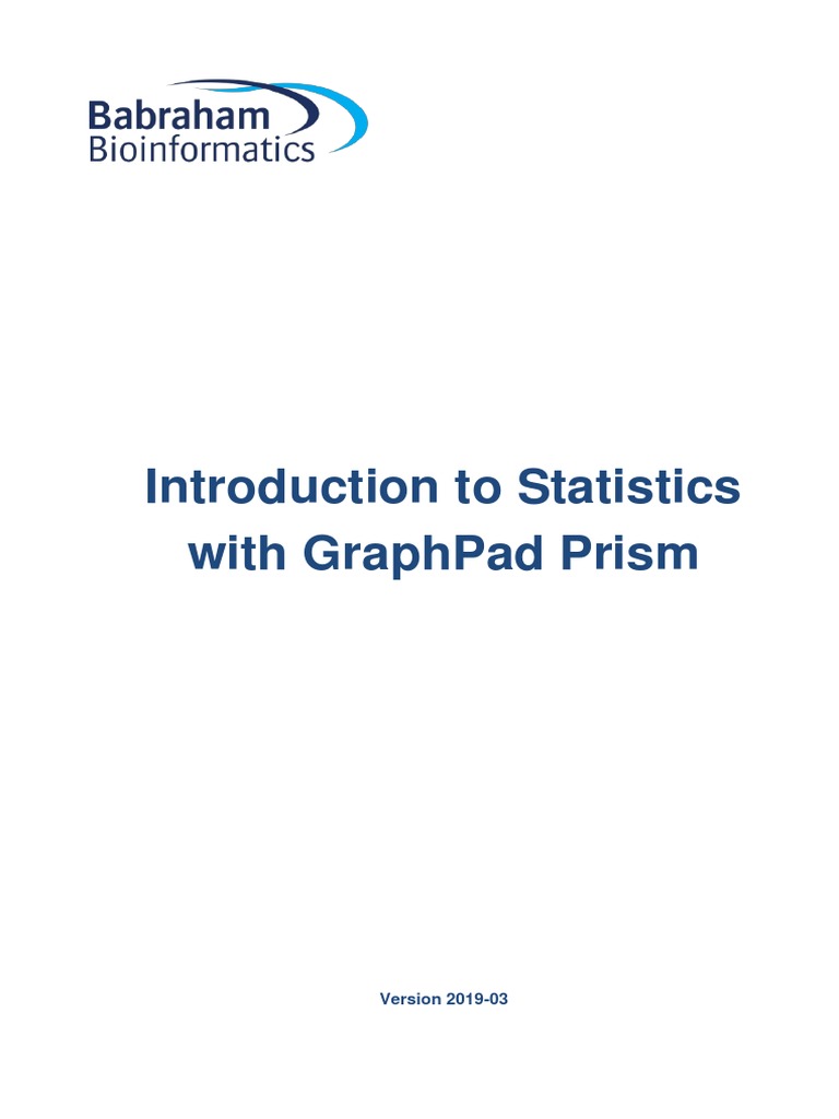 Statistics With GraphPad Prism | PDF | Standard Deviation | Type I And ...